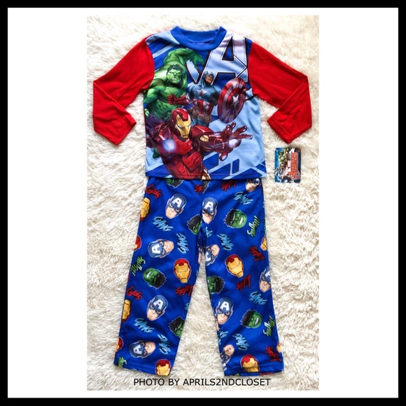 Marvel | Pajamas | Avengers Pajamas Boys Fleece Super Hero Cozy Winte ...